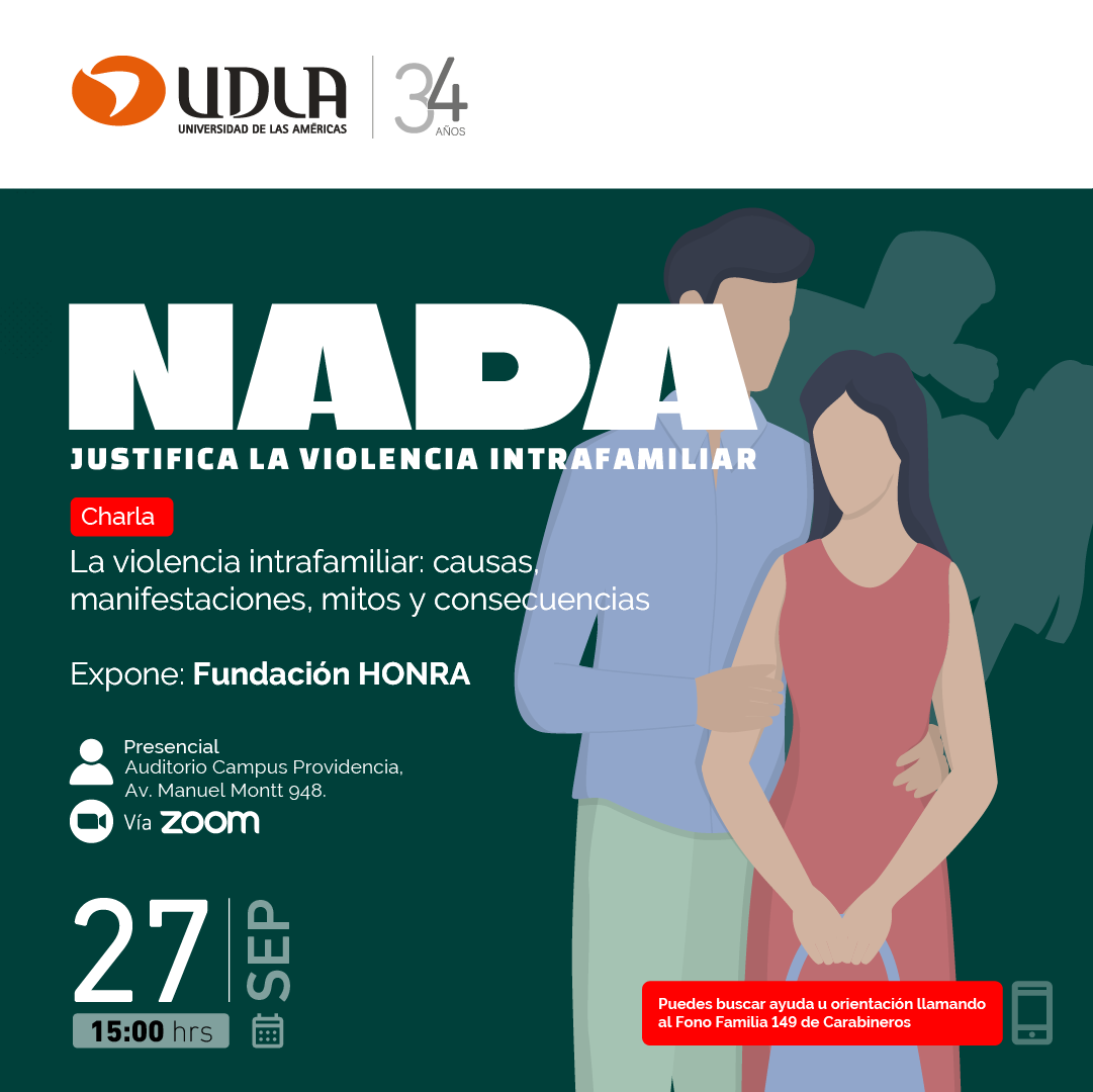 Charla: “La violencia intrafamiliar: causas, manifestaciones, mitos y consecuencias»